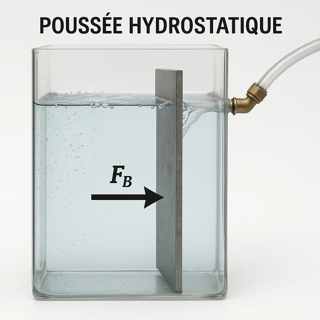 Analyse de la Poussée Hydrostatique - Exercice corrigé
