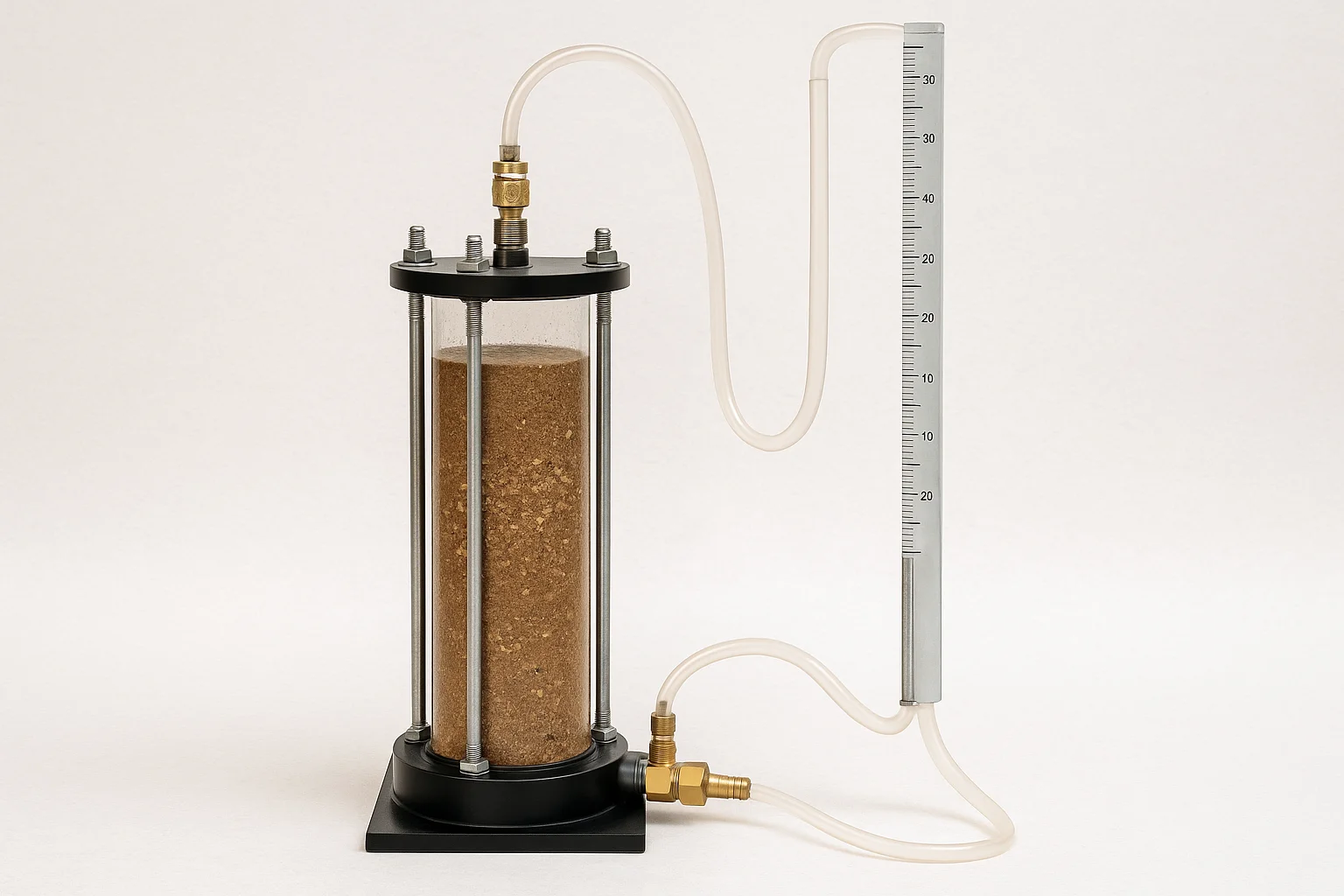 Calcul de la Perméabilité (k) - Exercice corrigé