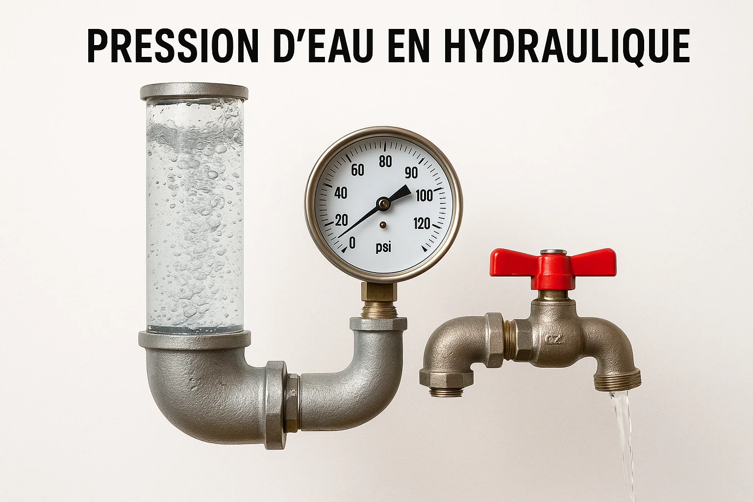 Calcul de la Pression d'Eau - Exercice corrigé