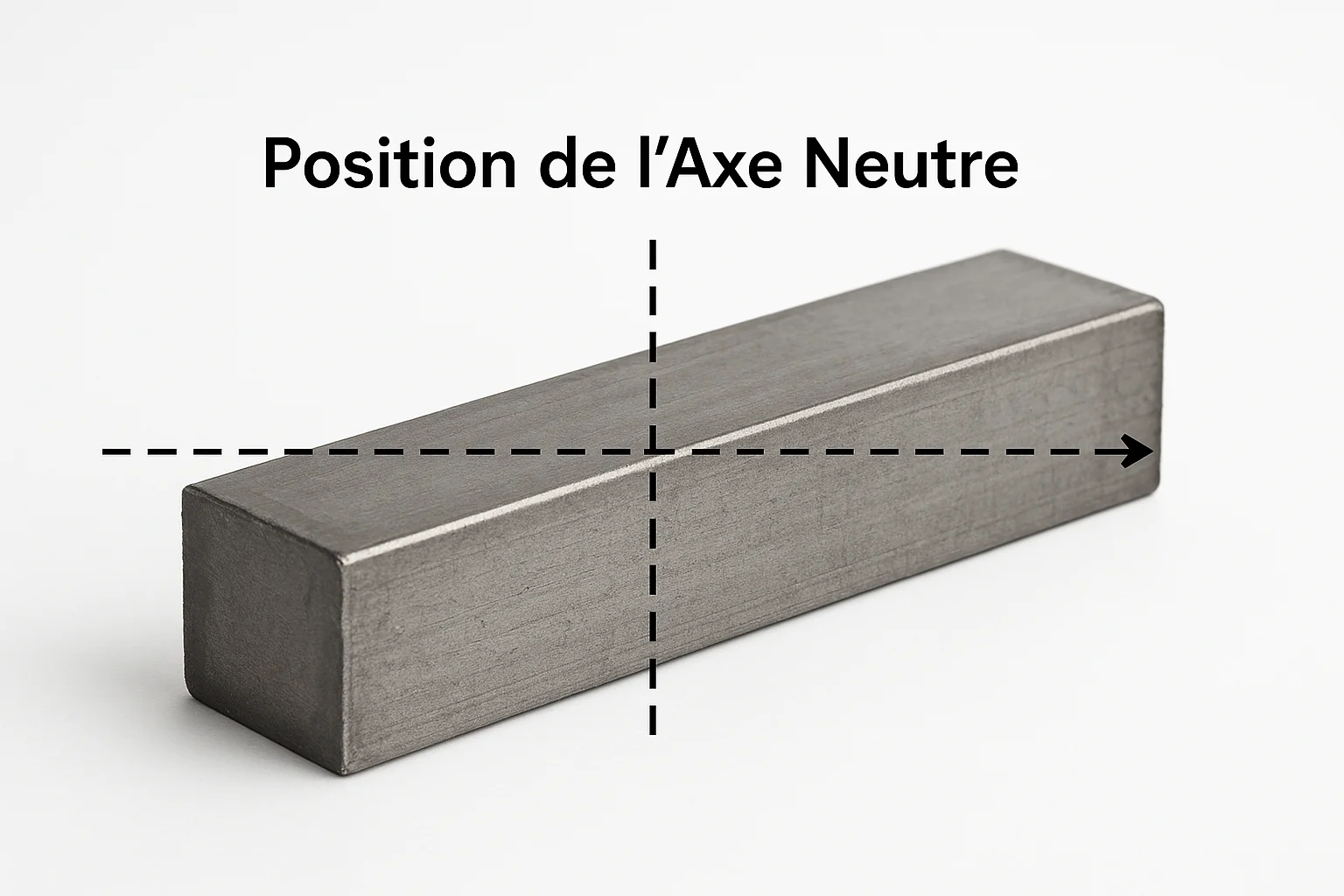 Calcul de la position de l'axe neutre - Exercice corrigé