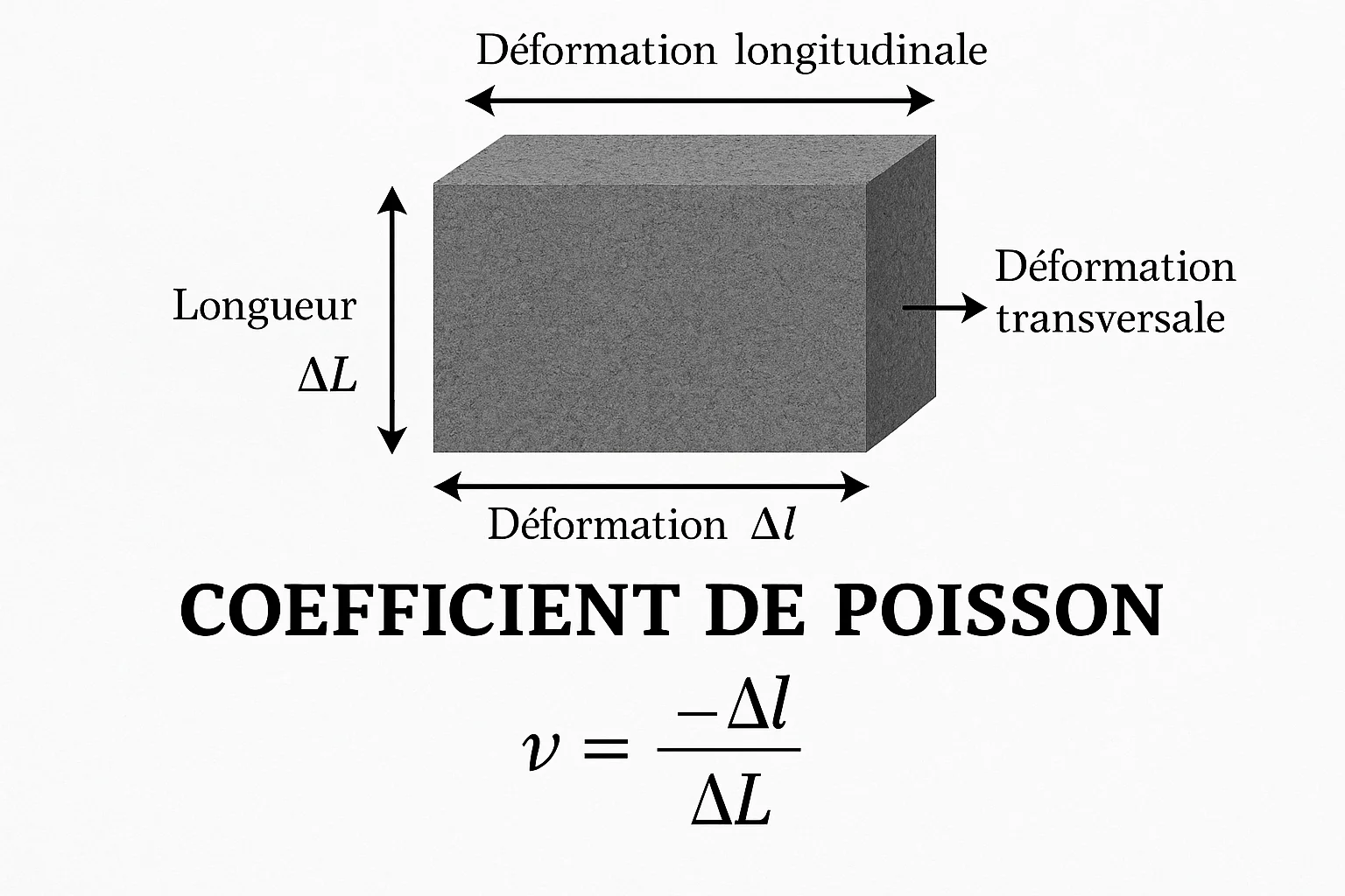 Calcul du Coefficient de Poisson - Exercice corrigé