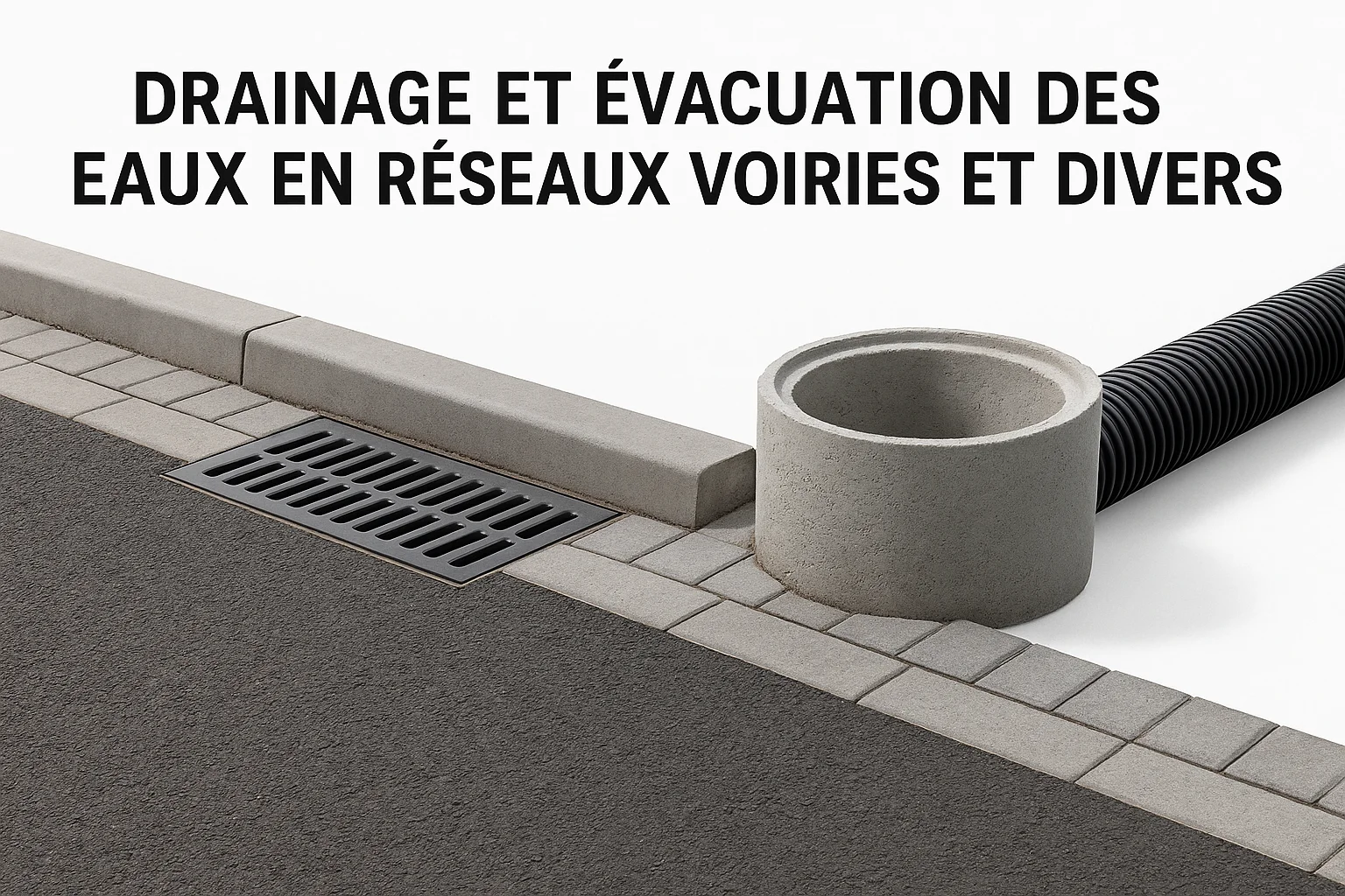 Drainage et évacuation des eaux - Exercice corrigé