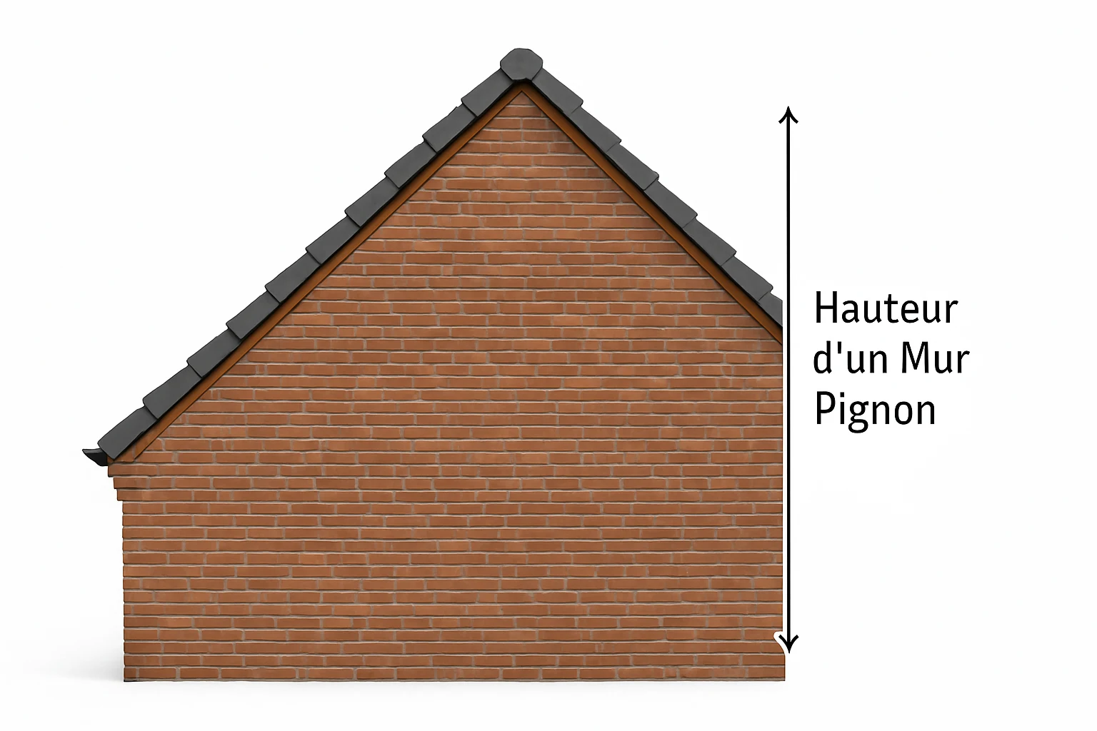 Calcul de la Hauteur d'un Mur Pignon - Exercice corrigé
