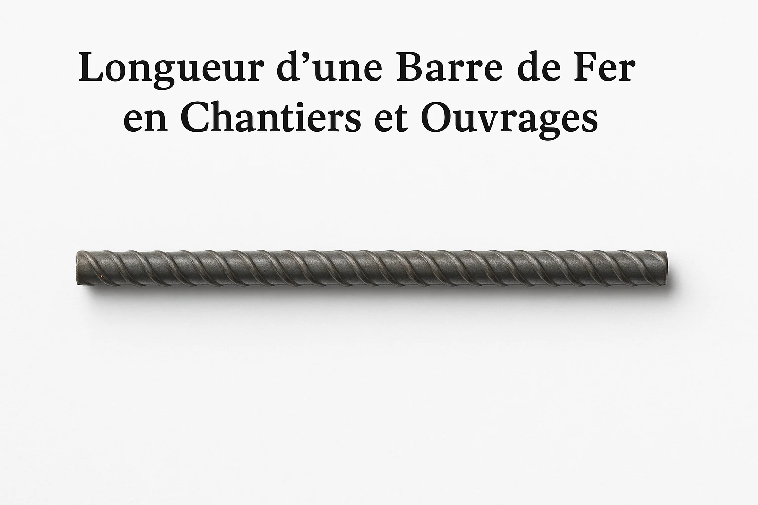 Calcul de la Longueur d'une Barre de Fer - Exercice corrigé