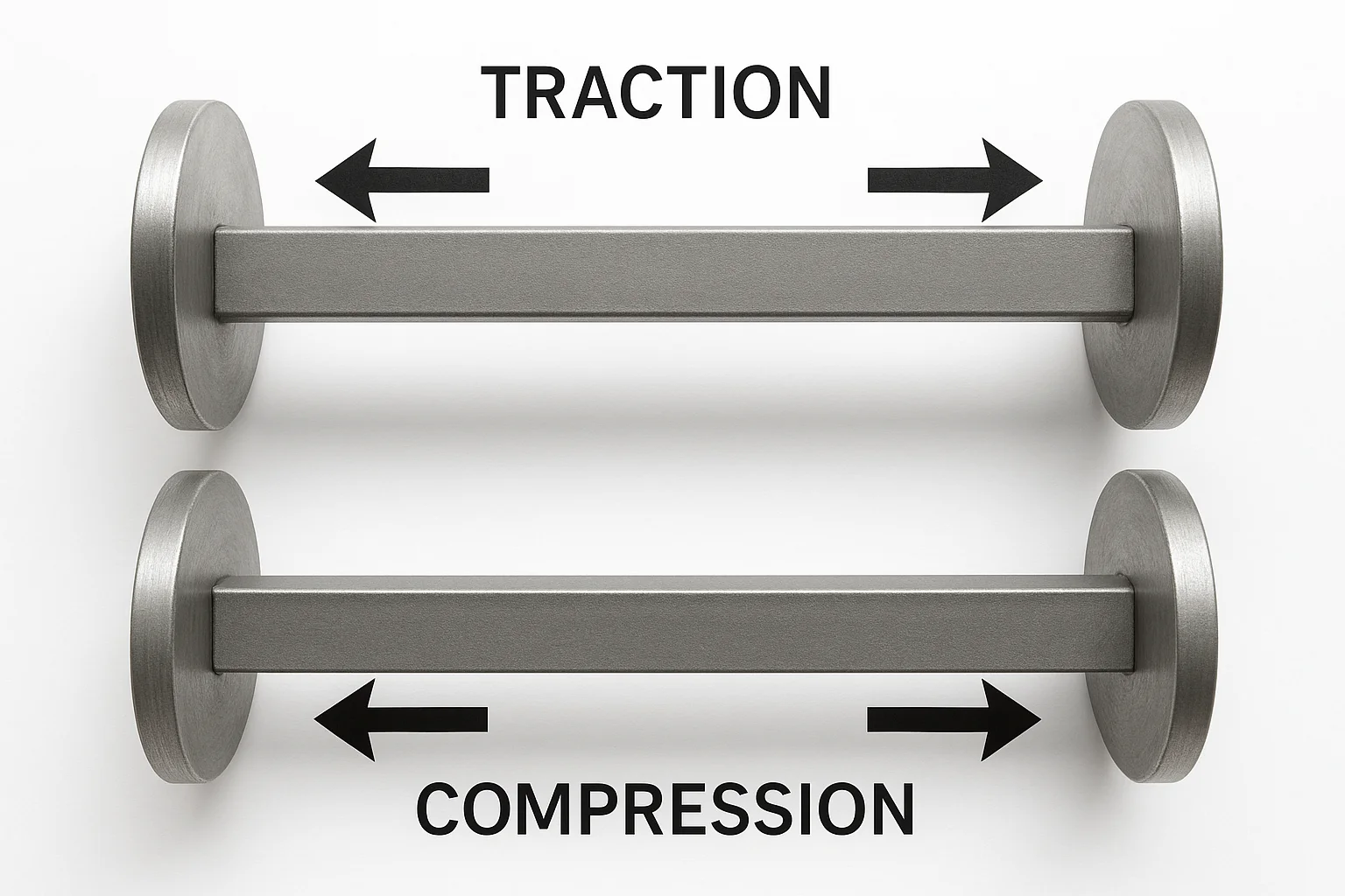 Traction et compression exercice corrigé