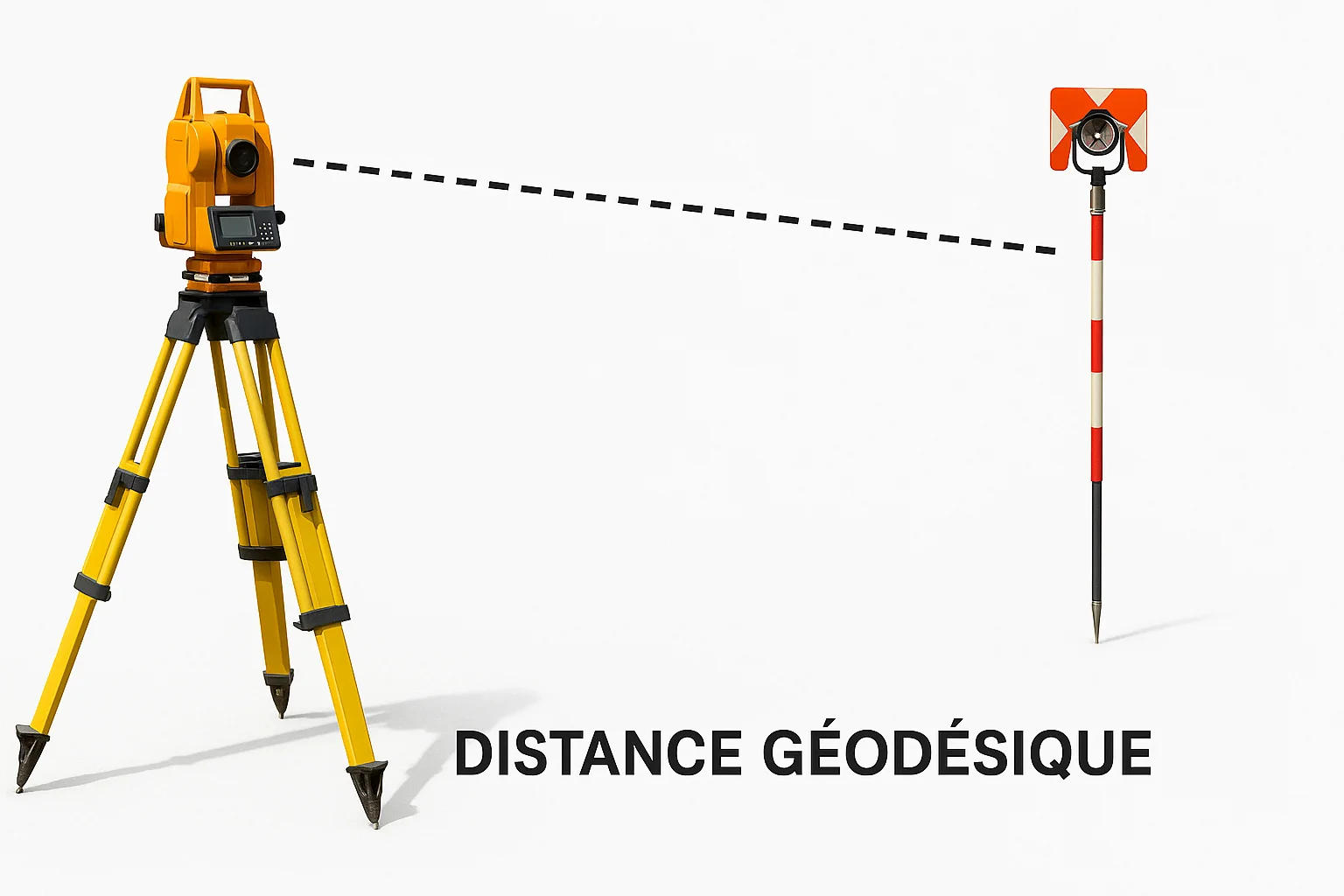 Distance géodésique entre deux points - Exercice corrigé