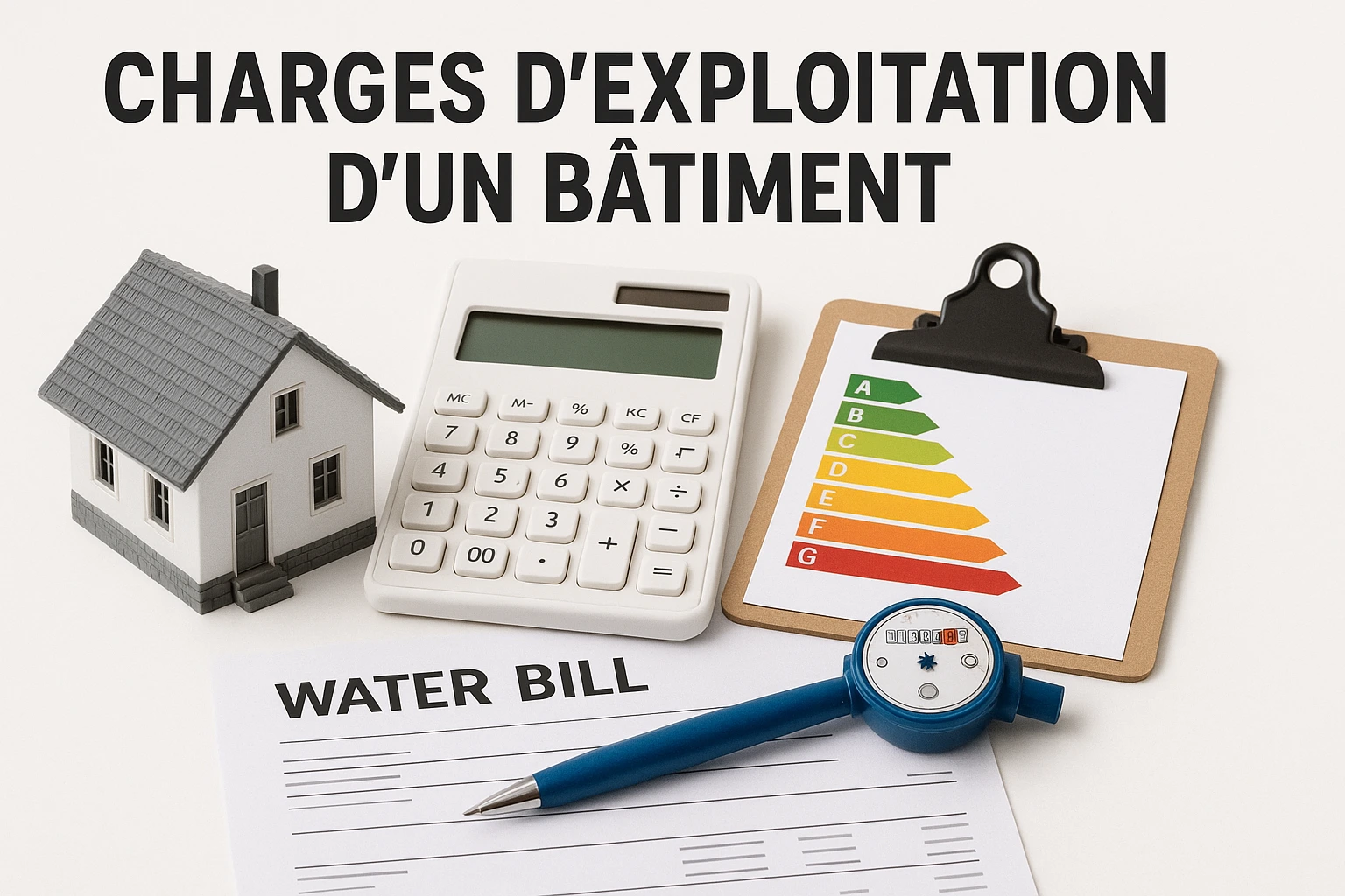 Calcul de charges d'exploitation d'un bâtiment - Exercice Corrigé
