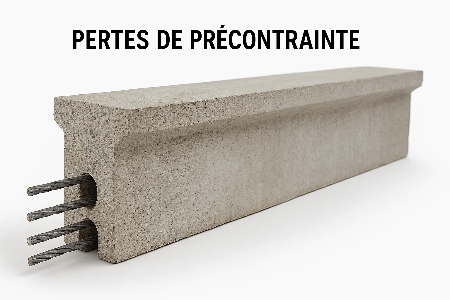 Pertes de Précontrainte dans une Poutre - Exercice corrigé