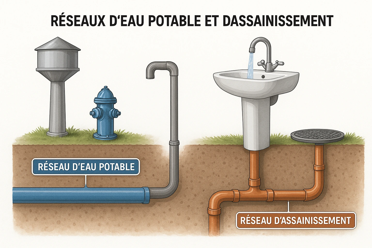 Réseaux d’Eau Potable et d’Assainissement - Cours Génie Civil
