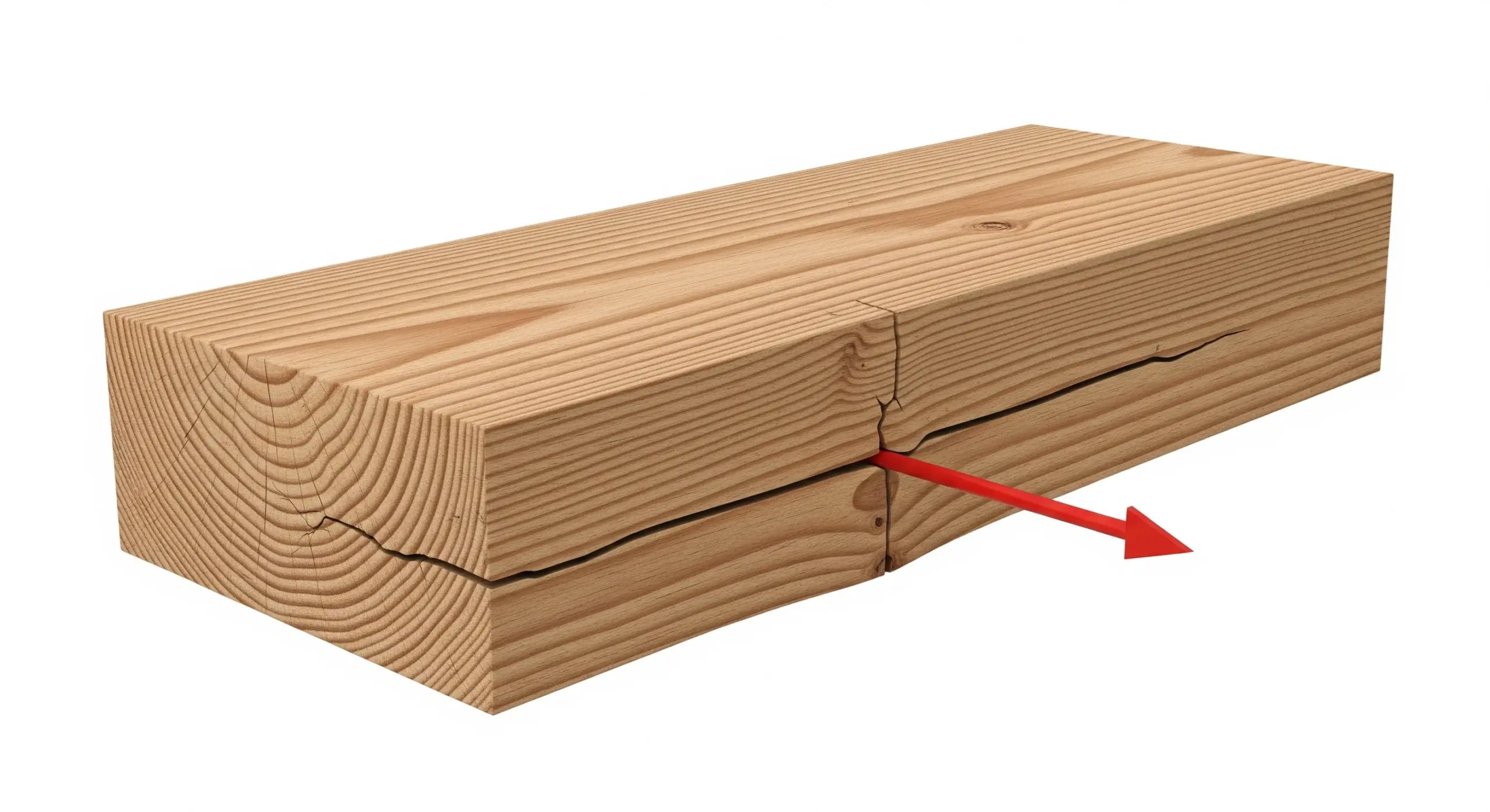 Cisaillement d'une Section Rectangulaire en Bois - Exercice Corrigé