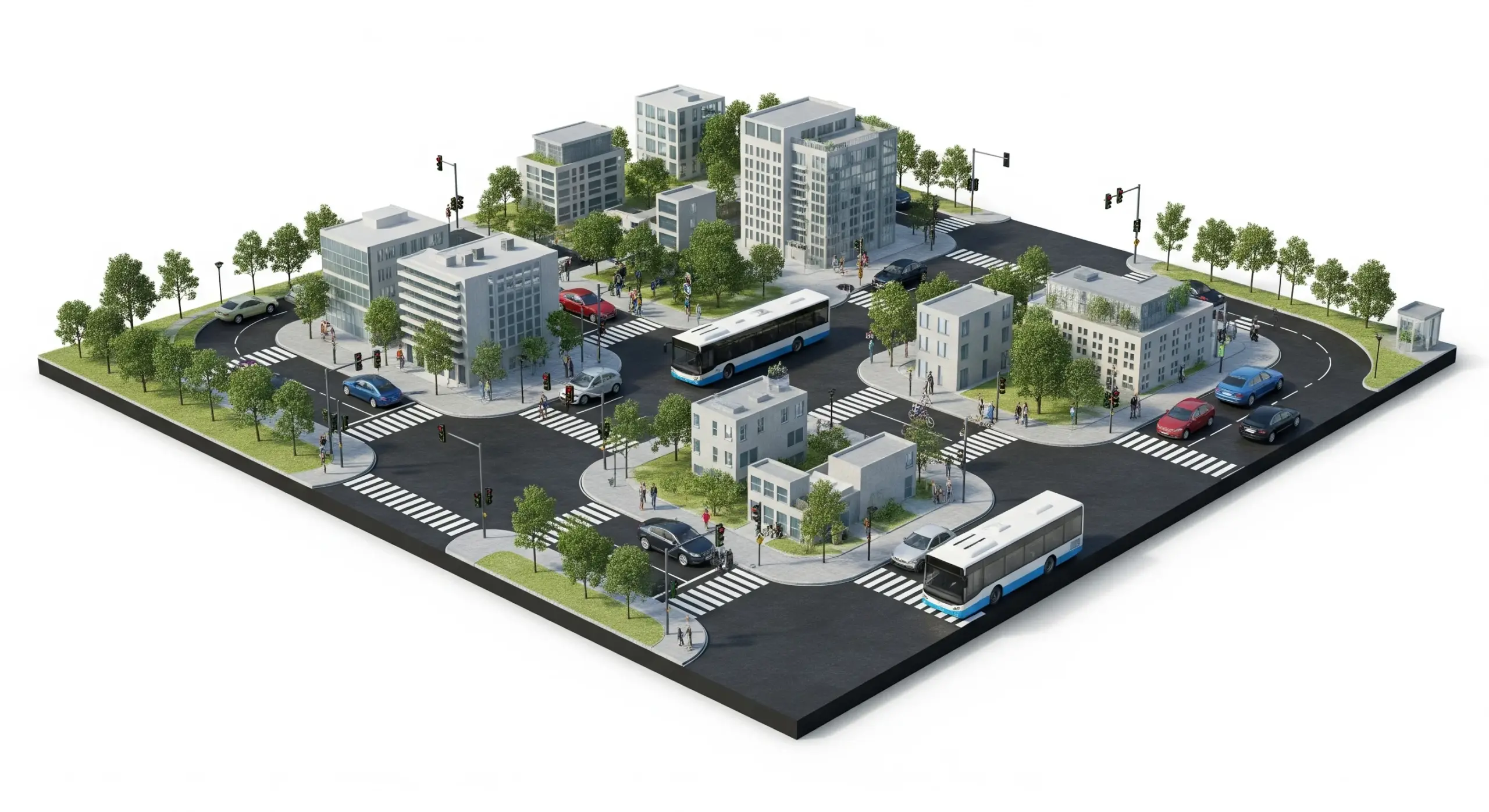 Modélisation des Déplacements Urbains - Exercice Corrigé