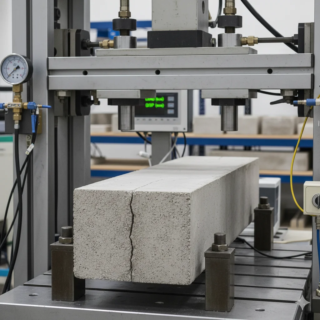 Essai de flexion 4 points sur Béton Fibré (BFUP) - Exercice corrigé